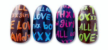 取扱終了 Sha-Nail More MTAKE-001 Lettering Fonts boy | Nail Labo Online ...