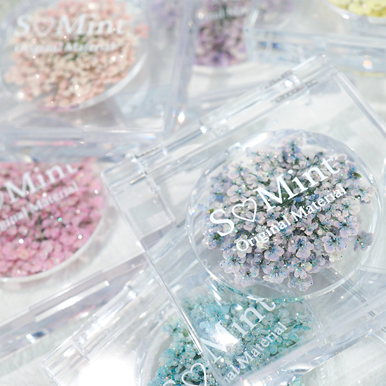 SMint レースフラワー グリッターシリーズ 7.グリッターラピスラズリ | Nail Labo Online Shop ネイルラボ ...